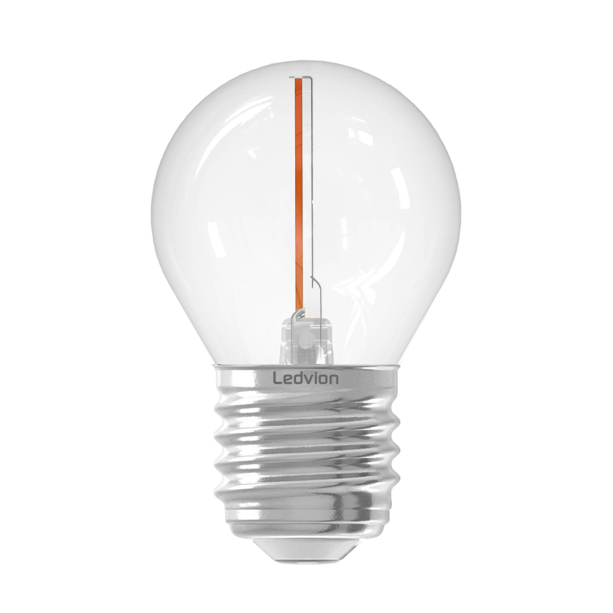 E27 LED Lampe Filament - 1W - 2100K - 50 Lumen - Clear ...
