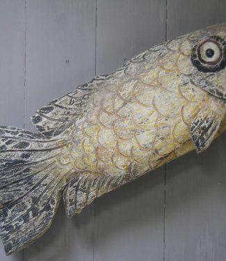 Op zoek naar unieke wanddecoratie? Houten vis bij Rene Houtman ...