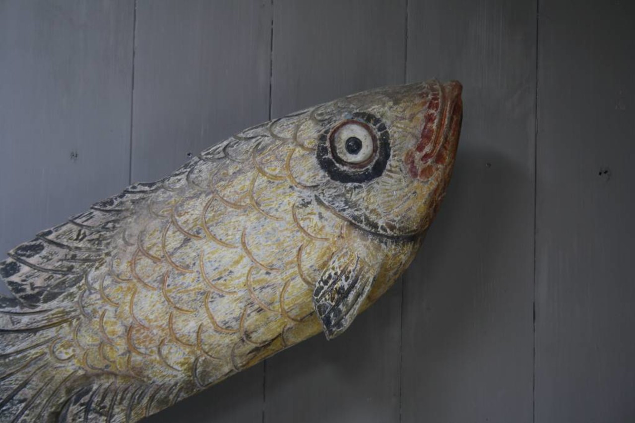 Op zoek naar unieke wanddecoratie? Houten vis bij Rene Houtman ...