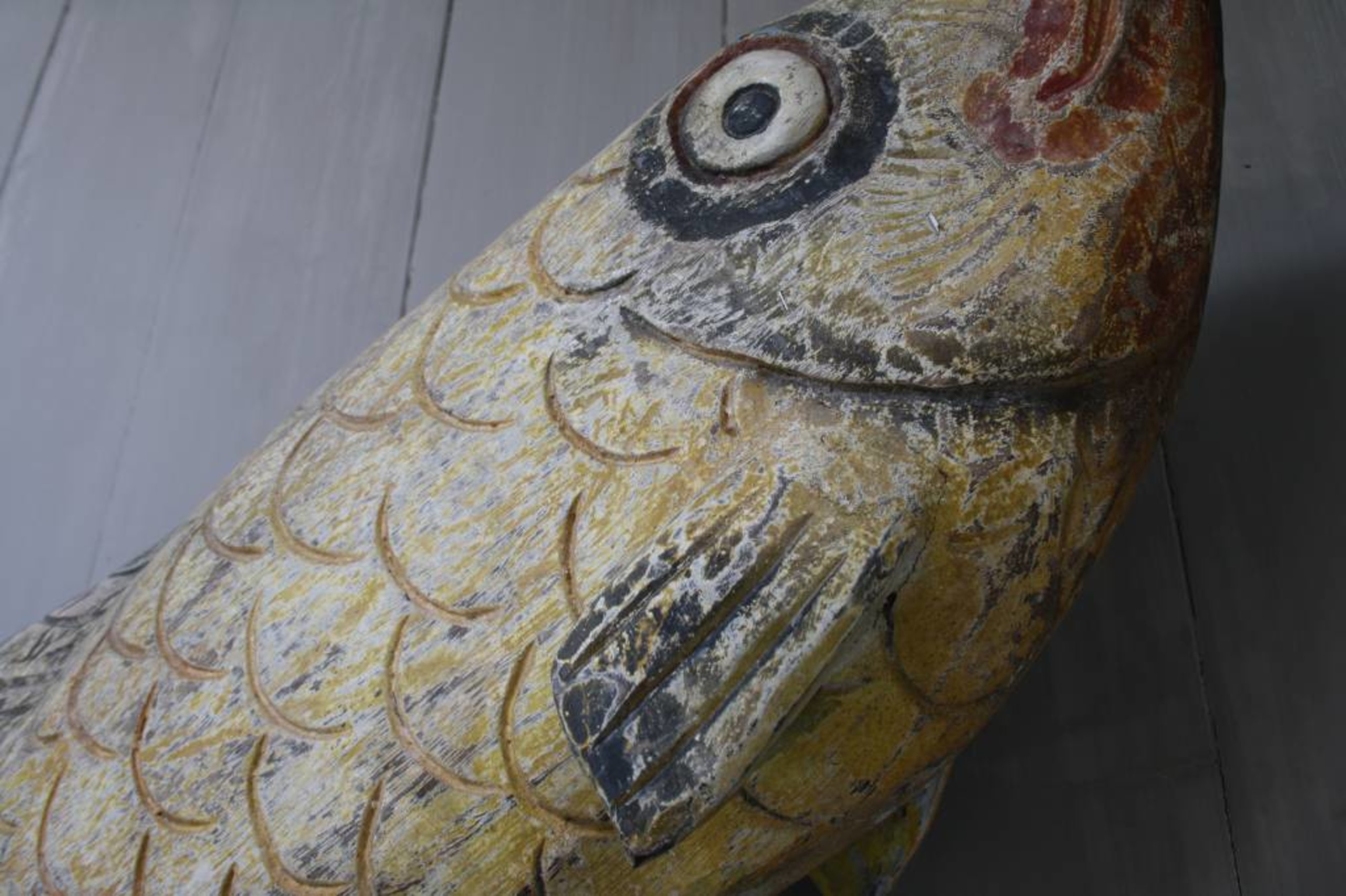 Op zoek naar unieke wanddecoratie? Houten vis bij Rene Houtman ...