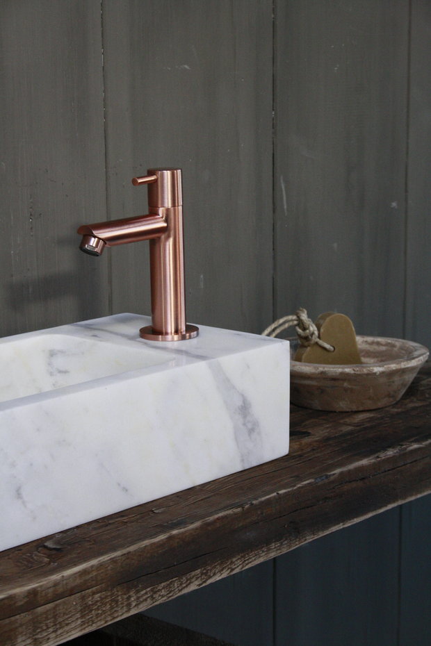 Rosa - Complete Fonteinset - Wit - Koper - Rene Houtman