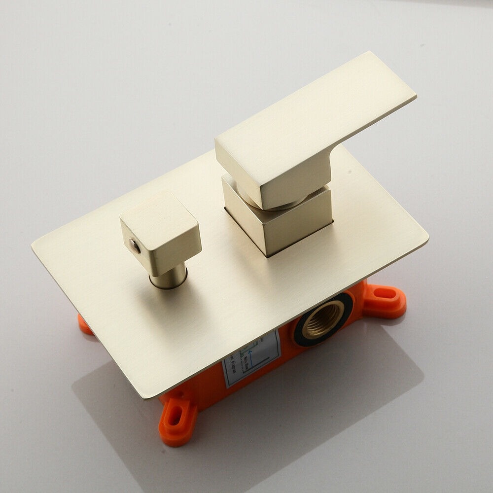 Inbouwdouche Kopen? Inbouw Douche - Geborsteld Goud | Rene Houtman ...