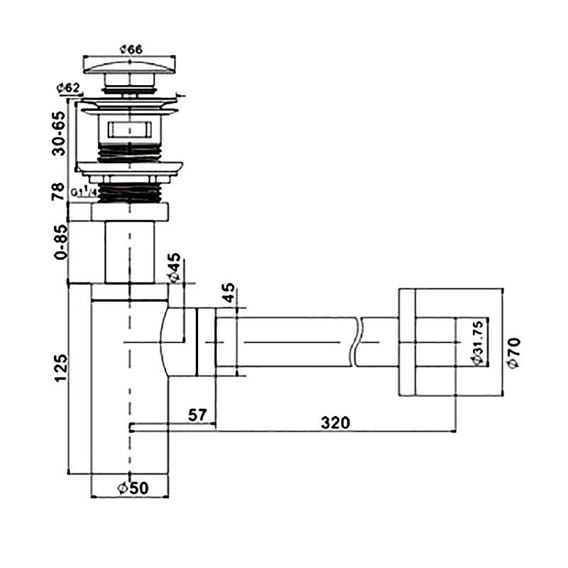 Sifons Kopen? Olie Bronzen Sifon - Zonder Overloop | Rene Houtman ...