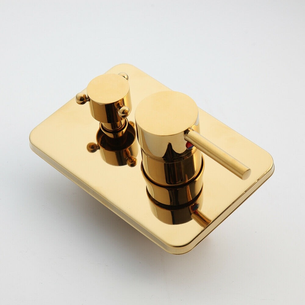 Nostalgische inbouwdouche met Handdouche - Goud | Rene Houtman - Rene ...