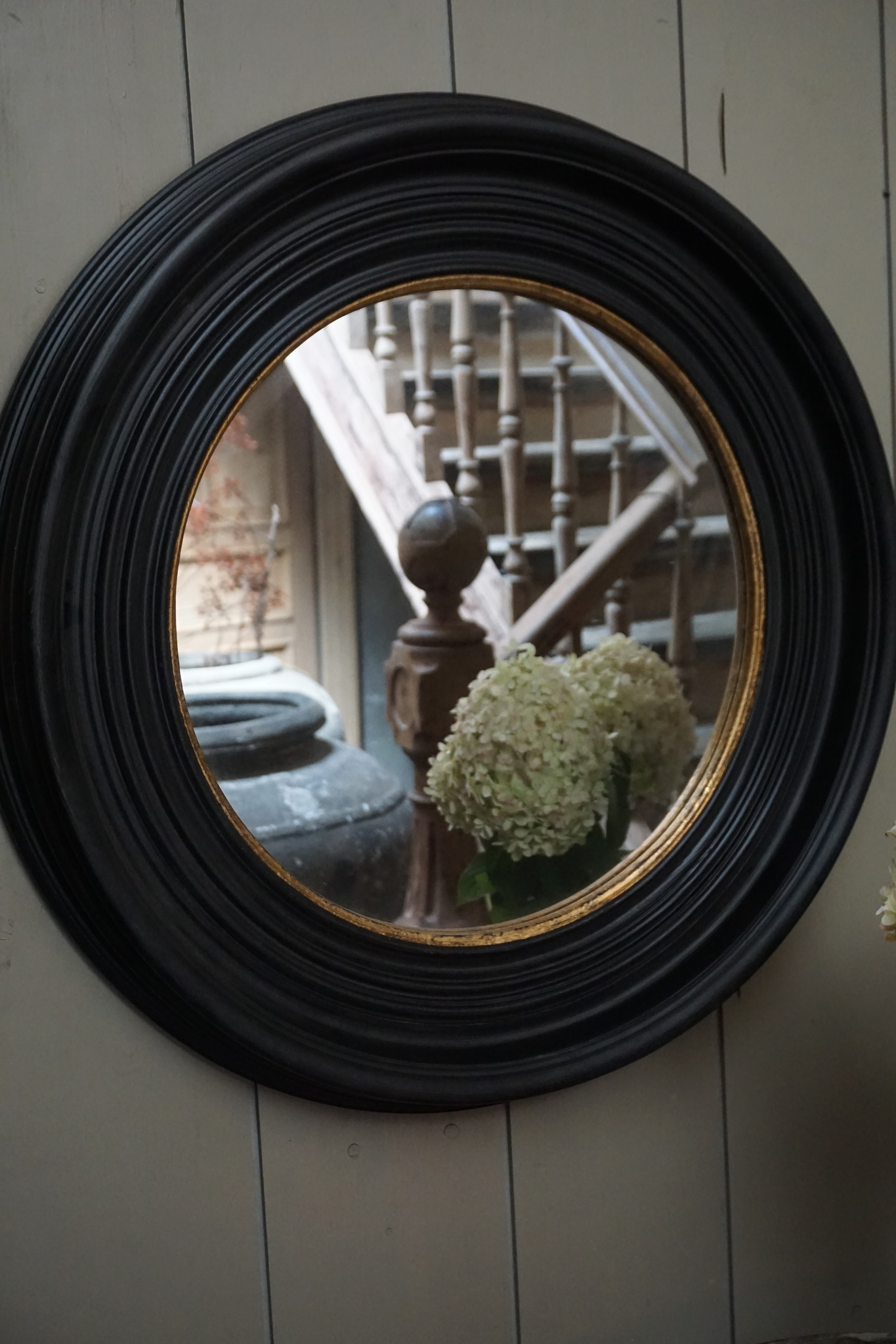 Ronde Spiegels Kopen? Spiegel Rond Rusty Zwart/Goud 70 cm - Rene Houtman