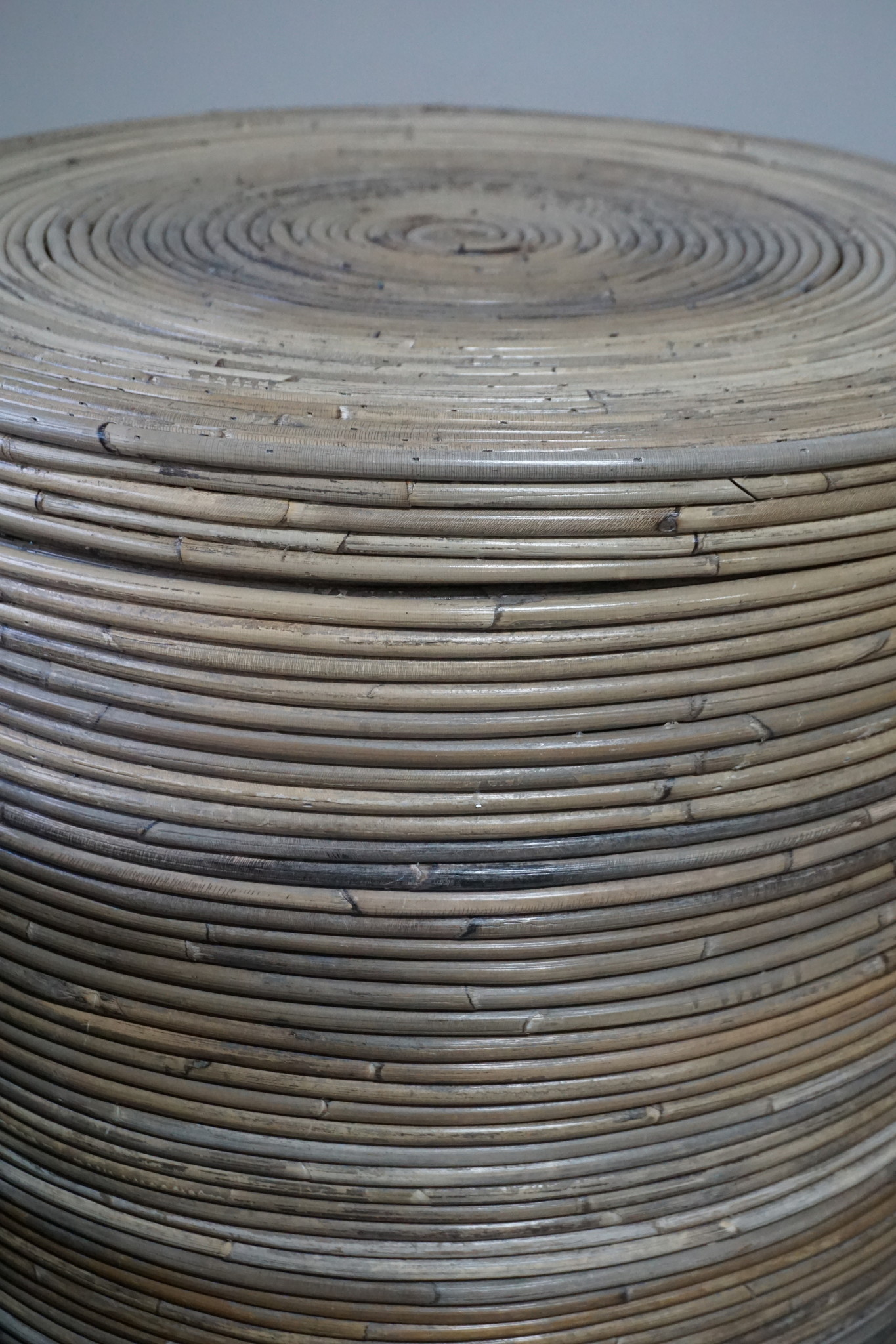 Wasmand Rond Naturel Rotan H66 x D55 cm | Stijlvolle Wasmanden | - Rene ...