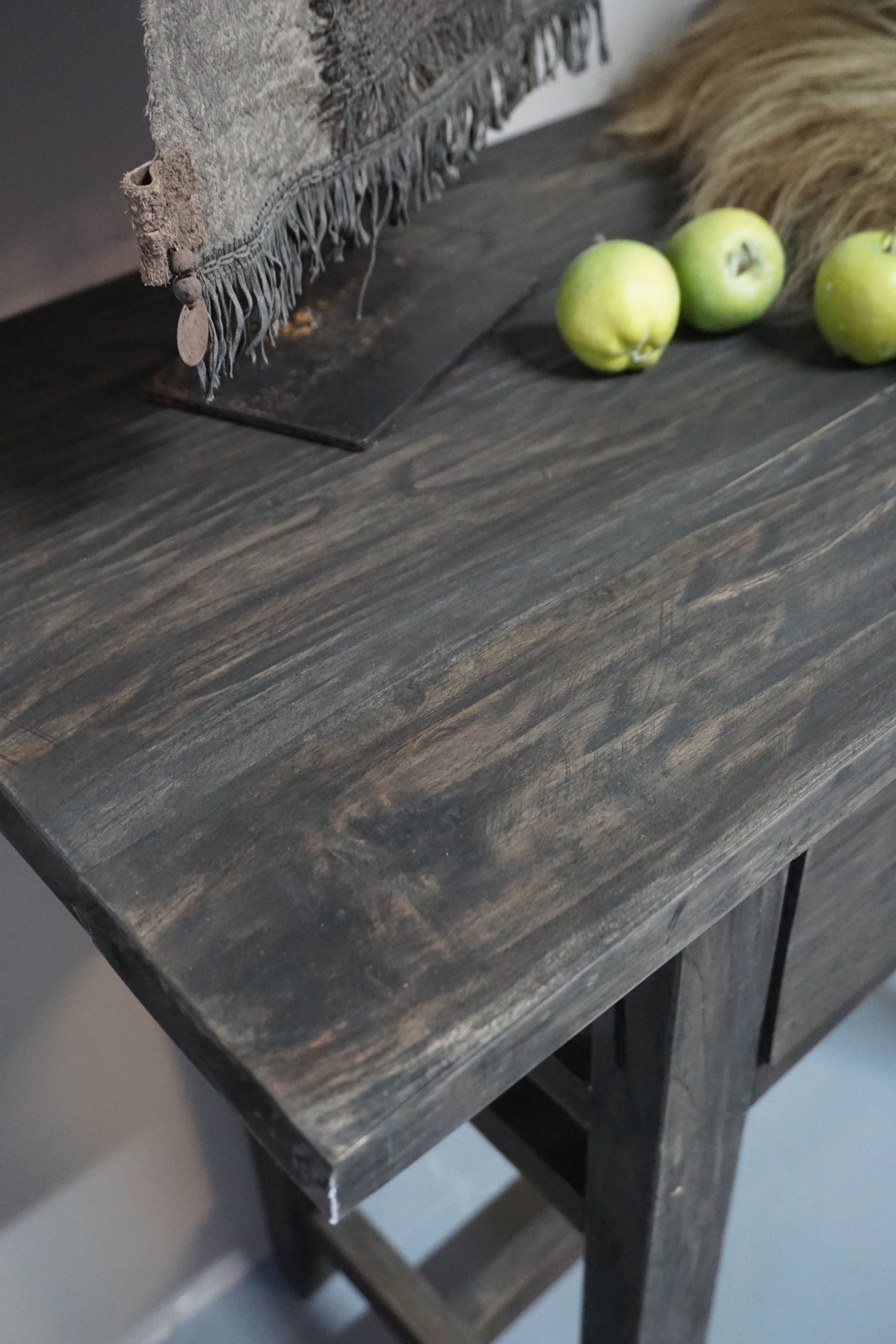 Sidetable Wandtafel Oud Hout 1 Lade - B90 Cm - Rene Houtman