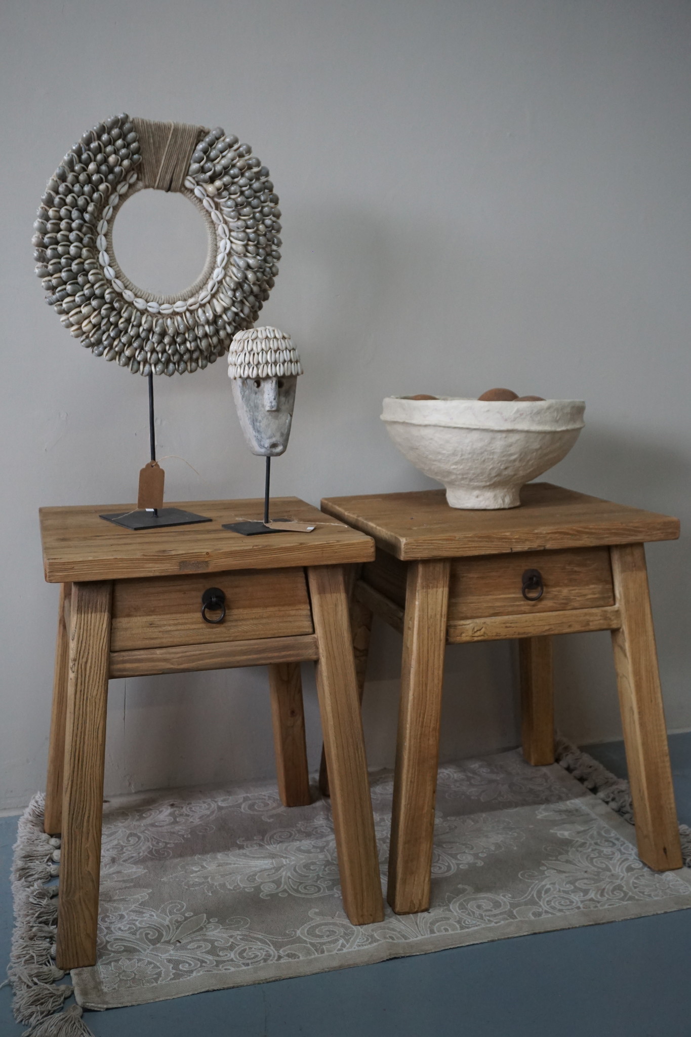 Chinese Nachtkastjes | Set Van 2 | H53,5 x B41,5 x D42 cm - Rene Houtman