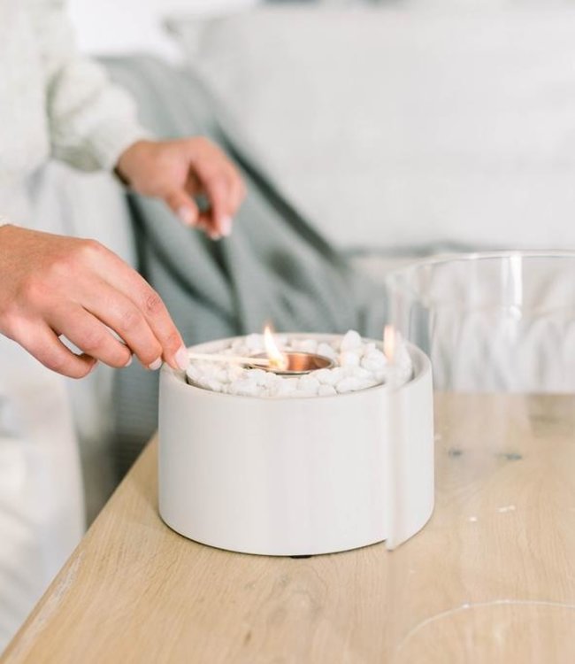 Stonefire Sfeerhaard Tuinhaard Wit Bio Ethanol | Rene Houtman | - Rene ...