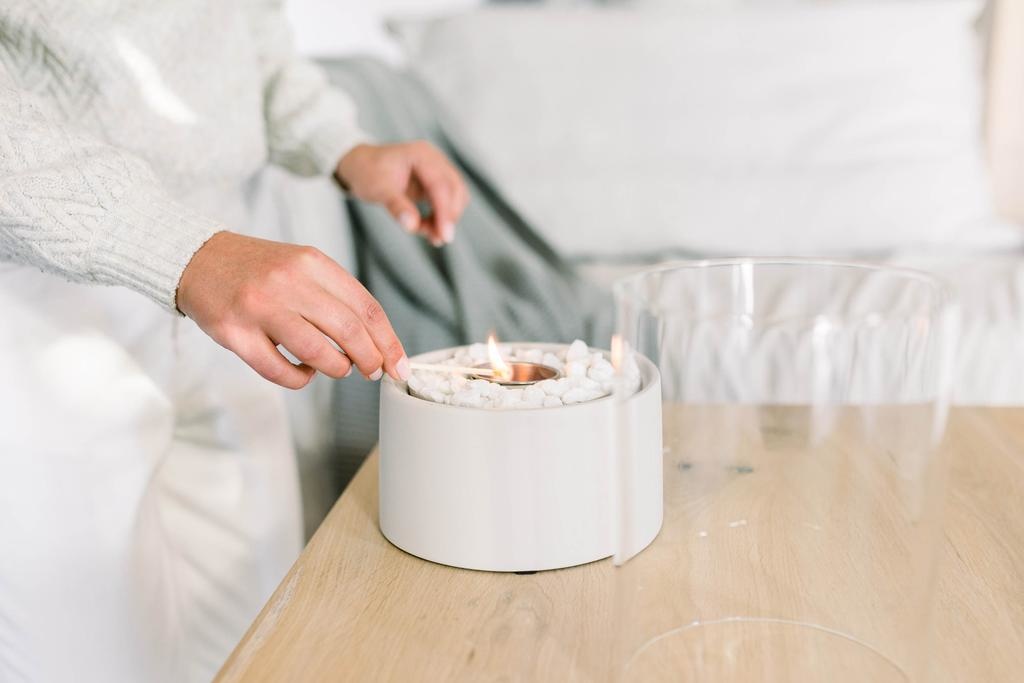 Stonefire Sfeerhaard Tuinhaard Wit Bio Ethanol | Rene Houtman | - Rene ...