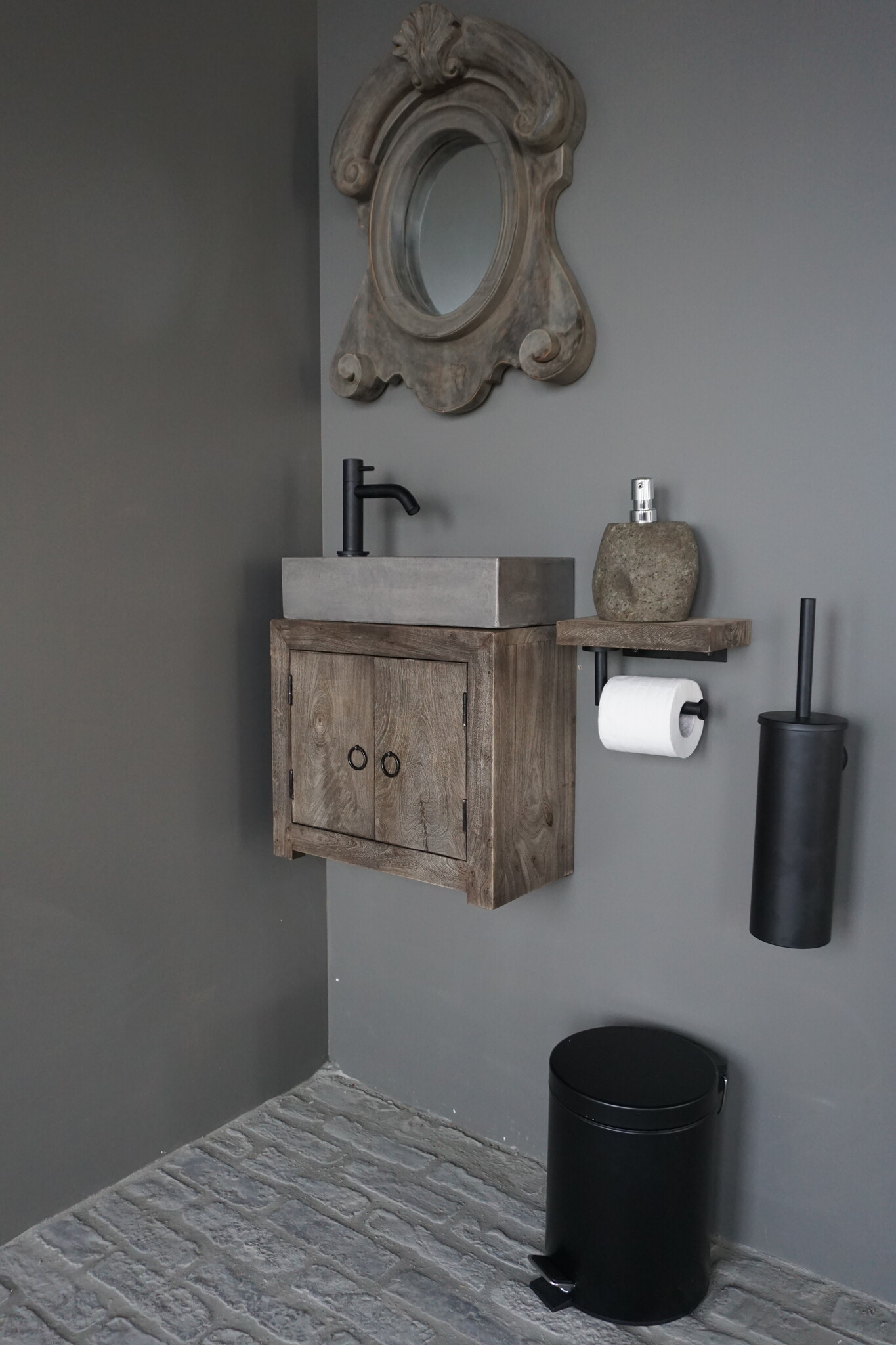 Gerda Zwevend Houten Toiletmeubel - Kies Fontein | Landelijk Sober ...