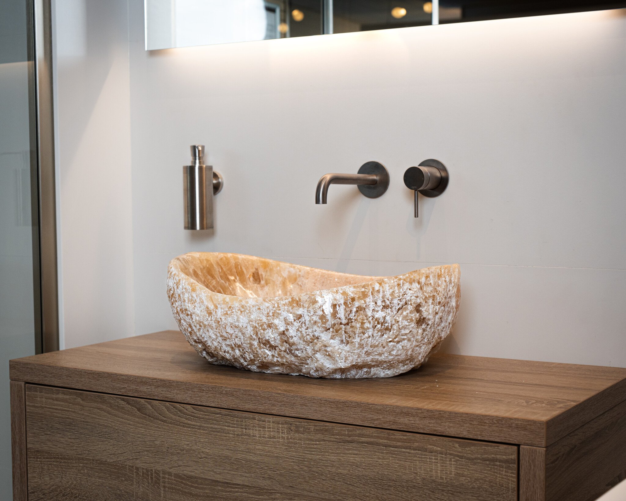 Waskom Kopen? Waskom Onyx | Ovaal | Kristal | H20 x B50 x D35 cm - Rene ...