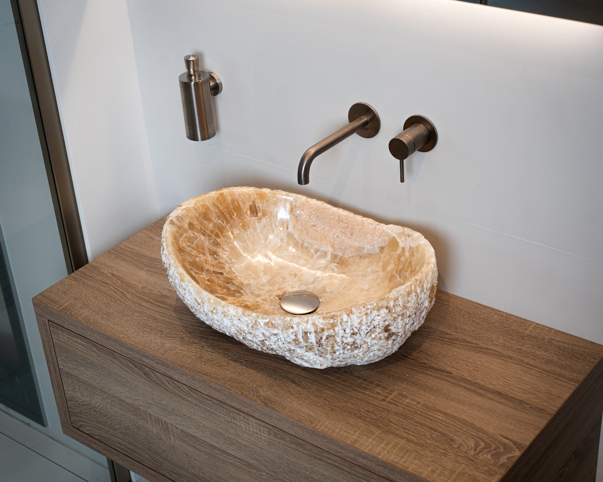 Waskom Kopen? Waskom Onyx | Ovaal | Kristal | H20 x B50 x D35 cm - Rene ...