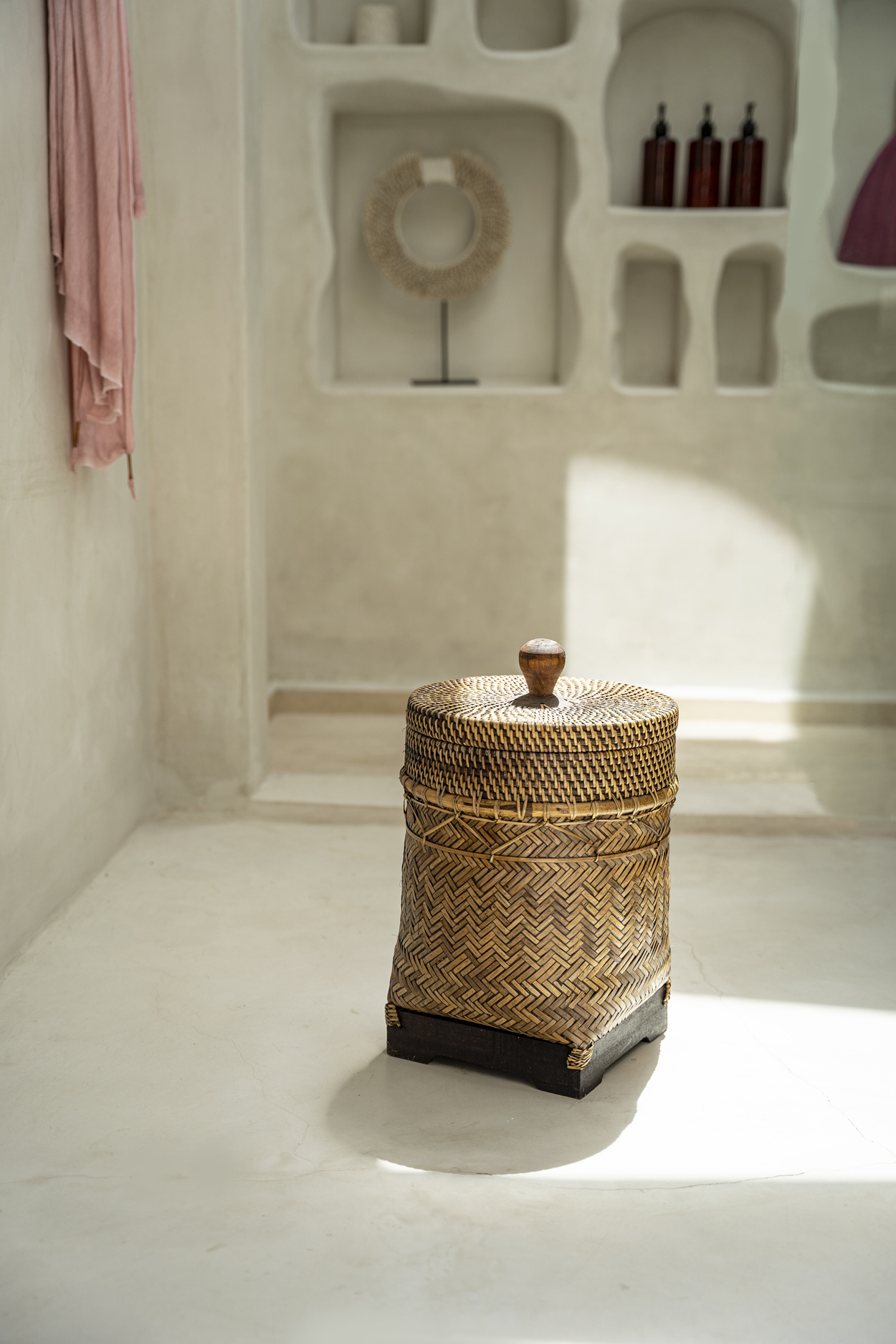 De Bathroom Bin Mand | Naturel Bruin | H36 x B27 | Rene Houtman - Rene ...