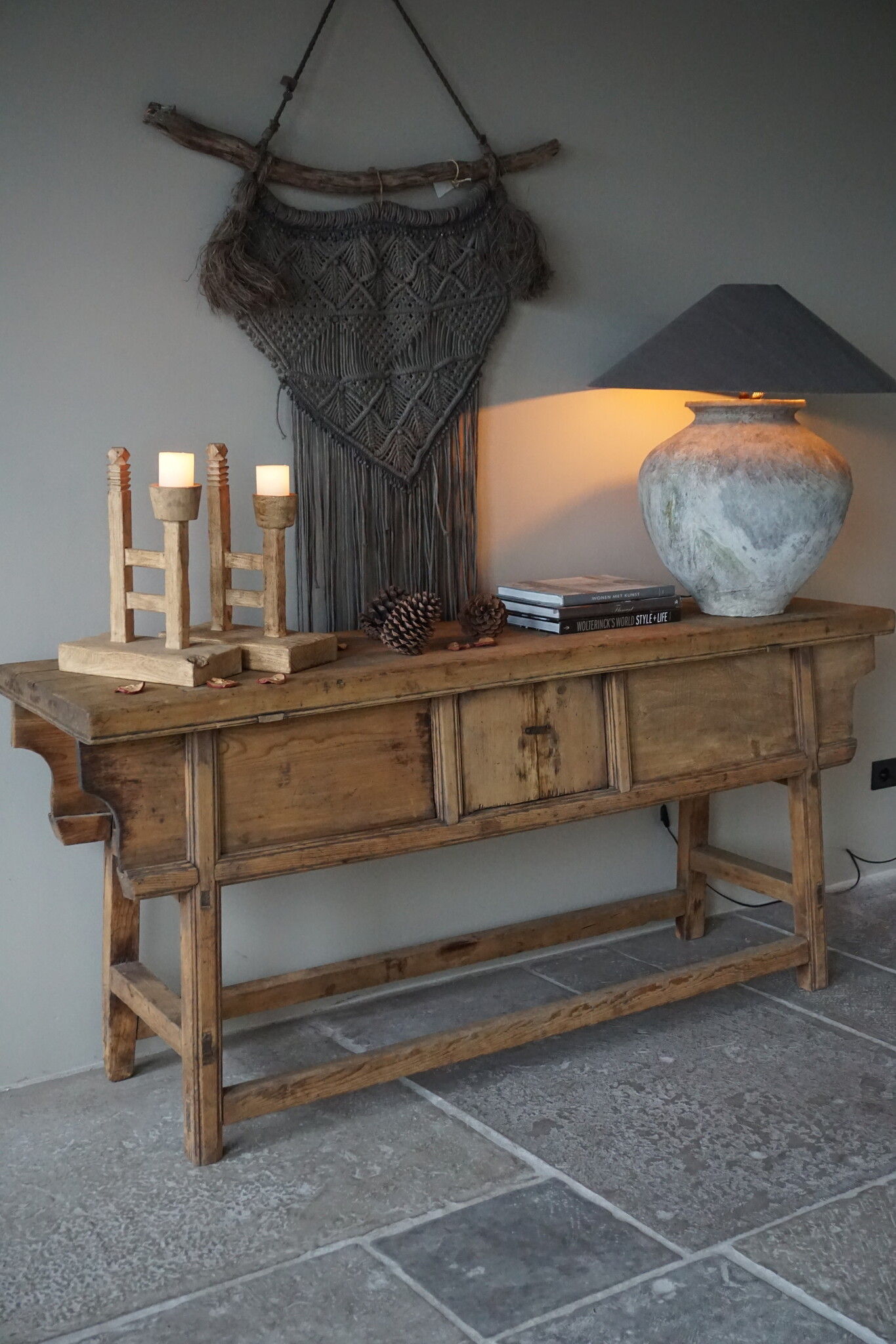 Antieke Wandtafel India | H86 x B193 x D45 cm | Rene Houtman - Rene Houtman