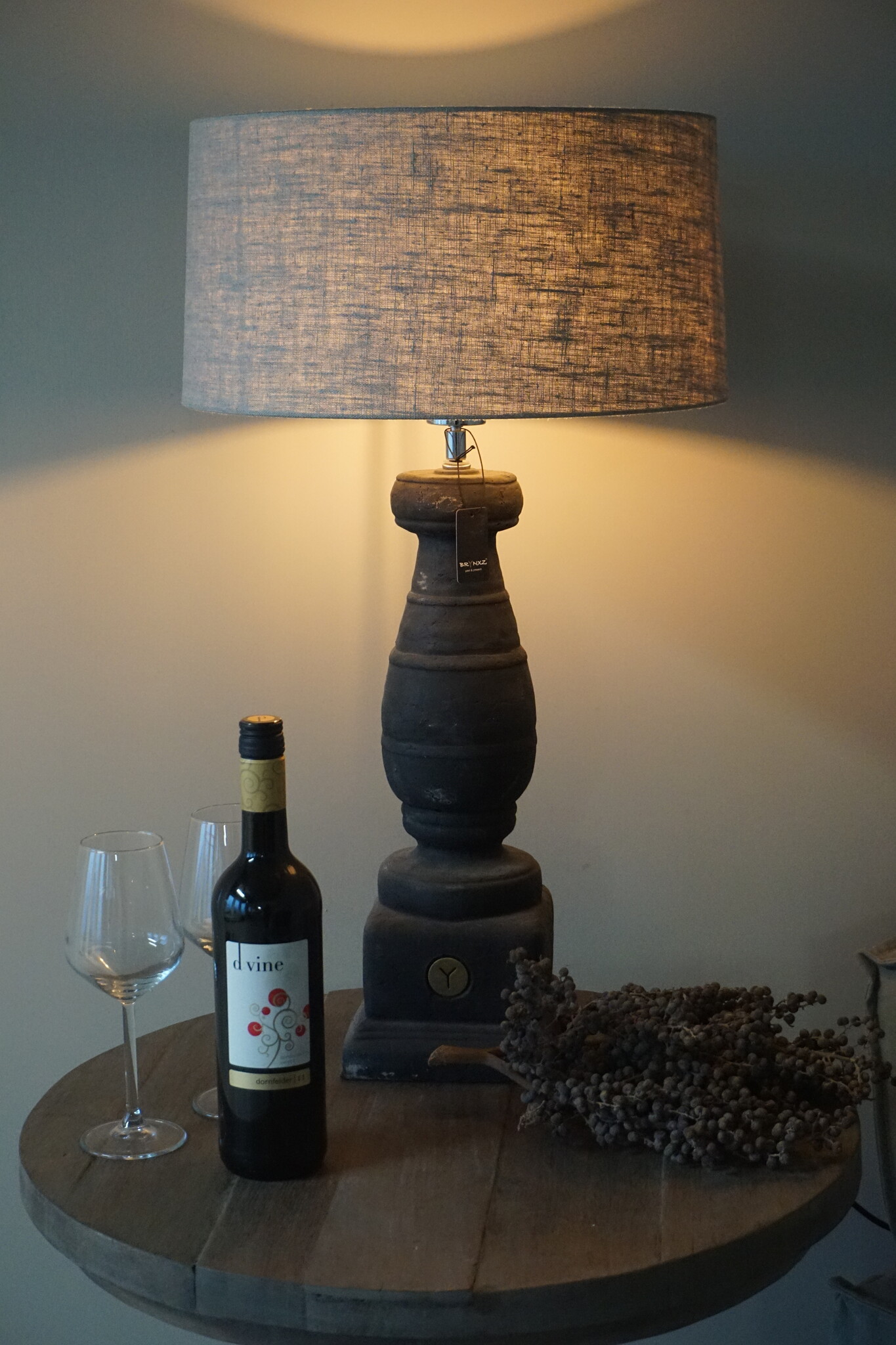 Lampenkap | Fijn Linnen | Naturel | H20 x Ø38 cm | Rene Houtman - Rene ...