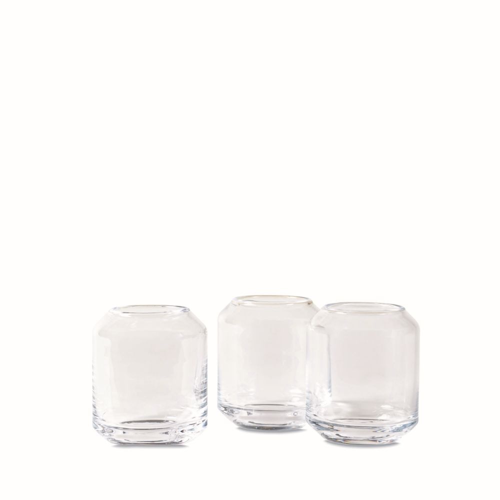 Theelichthouder Daniel | Clear | H10 x Ø8,5 cm | Gommaire - Rene Houtman