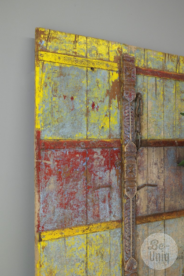 Oude Deur Kopen? | India | H179 x B90 x D5 Cm | Rene Houtman - Rene Houtman