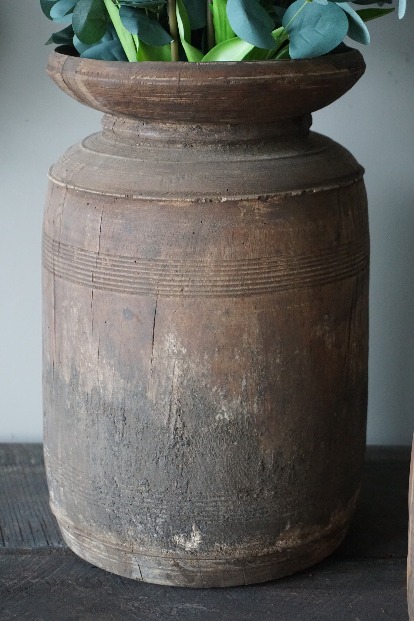 Nepalese Houten Pot | L | Aura Peeperkorn | Rene Houtman - Rene Houtman