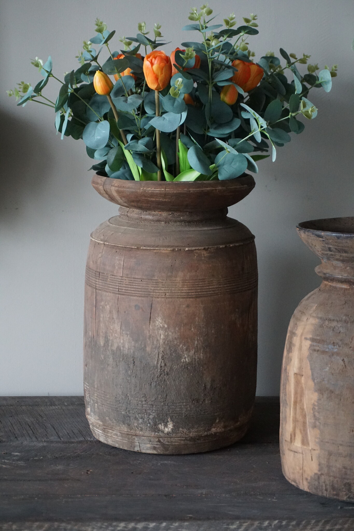 Nepalese Houten Pot | L | Aura Peeperkorn | Rene Houtman - Rene Houtman