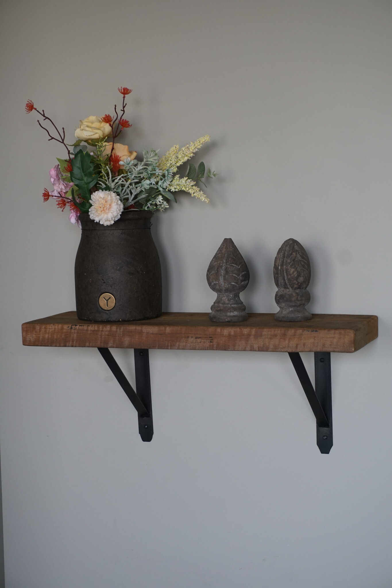 Muurplank/Wandplank Met Beugels - 60 t/m 200 Cm | Landelijk Interieur ...