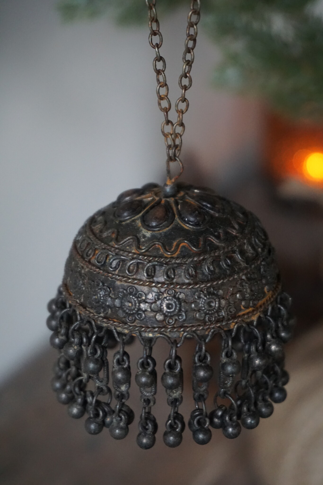 Metalen Verweerde Hanger | India | Rond | L18 cm | Rene Houtman - Rene ...