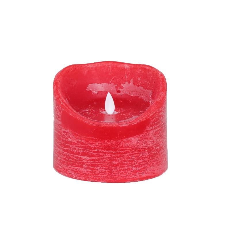 LED Lichtkaars Met Beweegbare Vlam Rood XL | Rene Houtman Interieurs ...