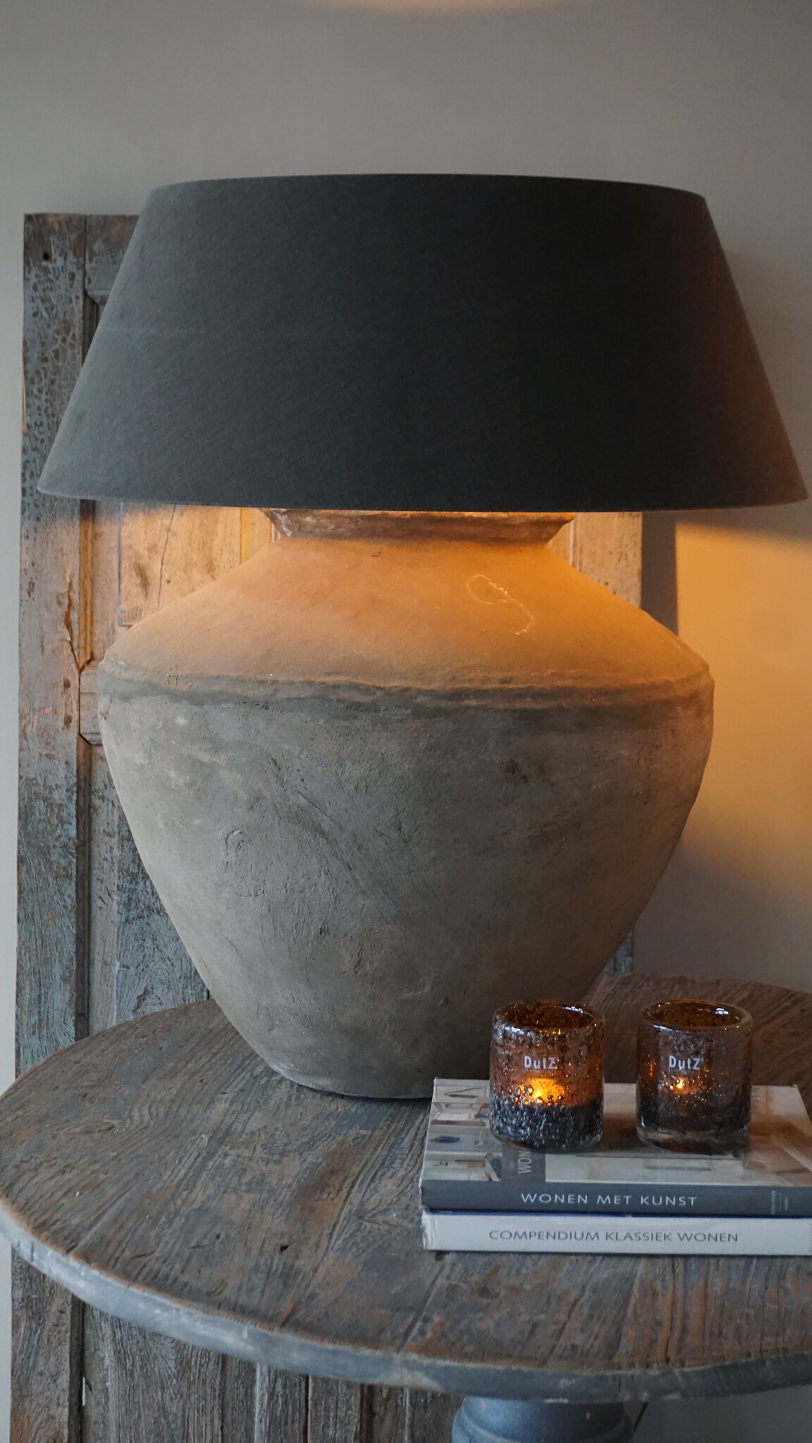 Lampenkap | Linnen | H28 x B49-70 cm - Rene Houtman