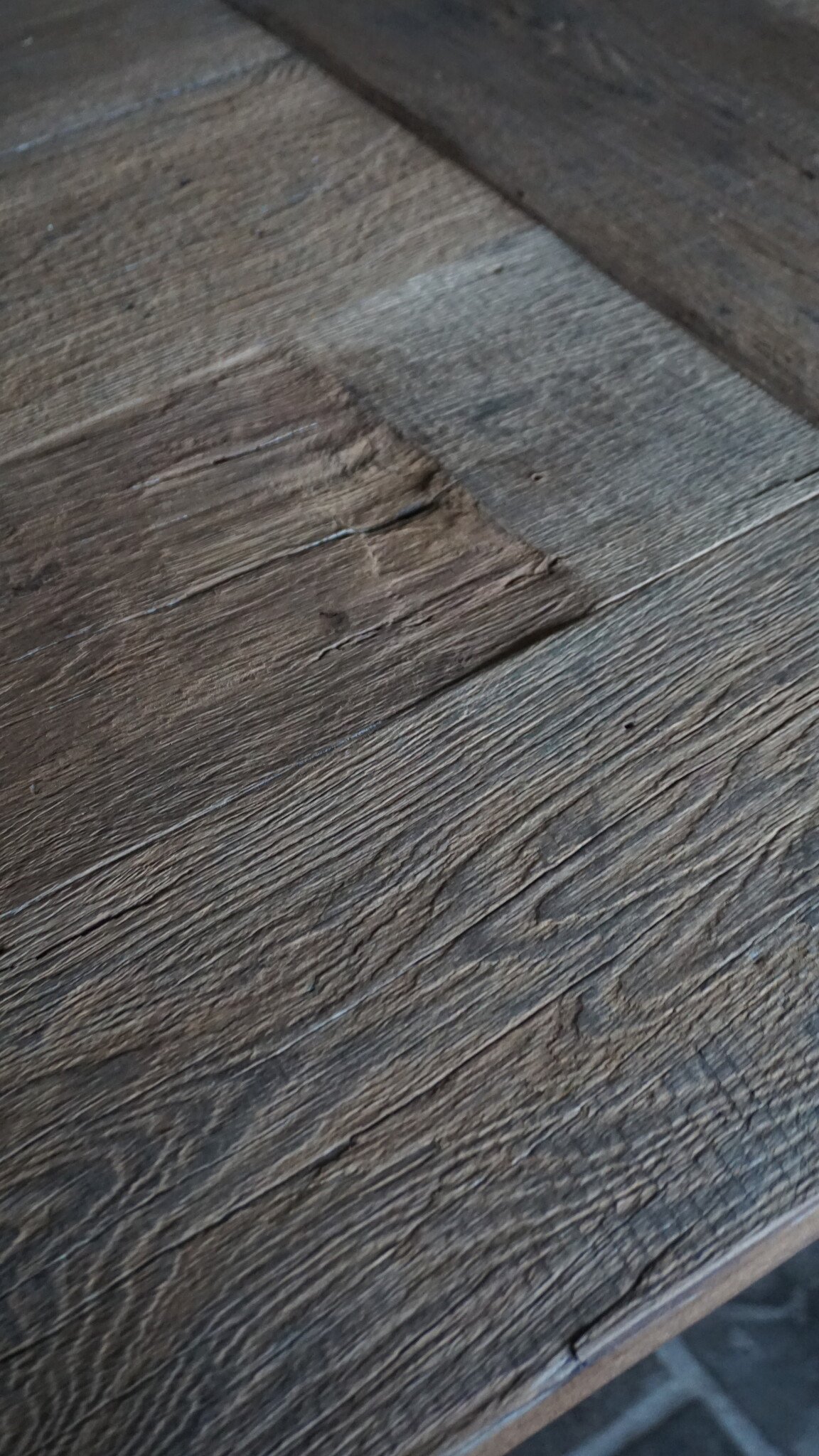 Eetkamertafel Twan | Oud Eikenhout | B220 x D100 cm | Rene Houtman ...