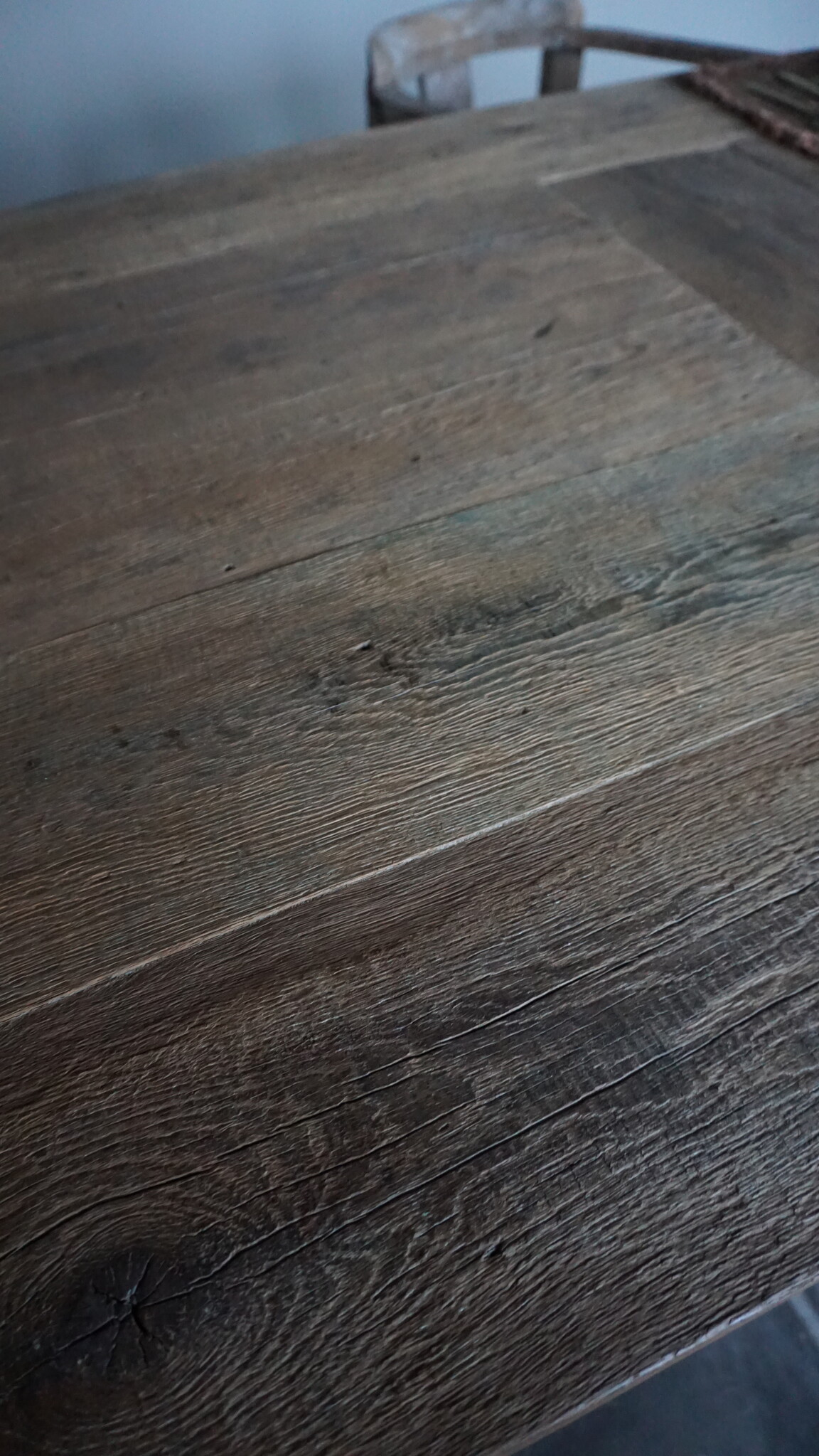 Eetkamertafel Teun | Oud Eikenhout | B220 x D100 cm | Rene Houtman ...