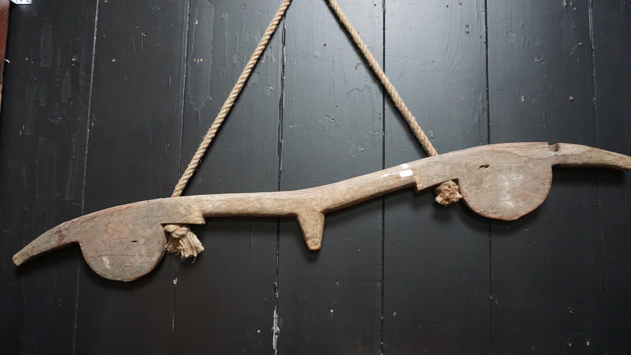 Antieke Oud Houten Juk | B135 cm | Rene Houtman Interieurs - Rene Houtman