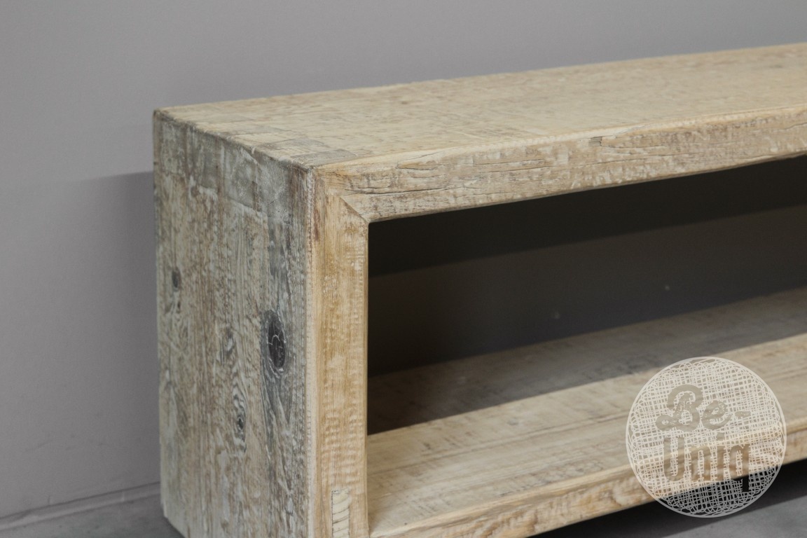 TV-Meubel | Oud Hout | H40 x B210 x D34 cm | Uniek Item | Rene Houtman ...