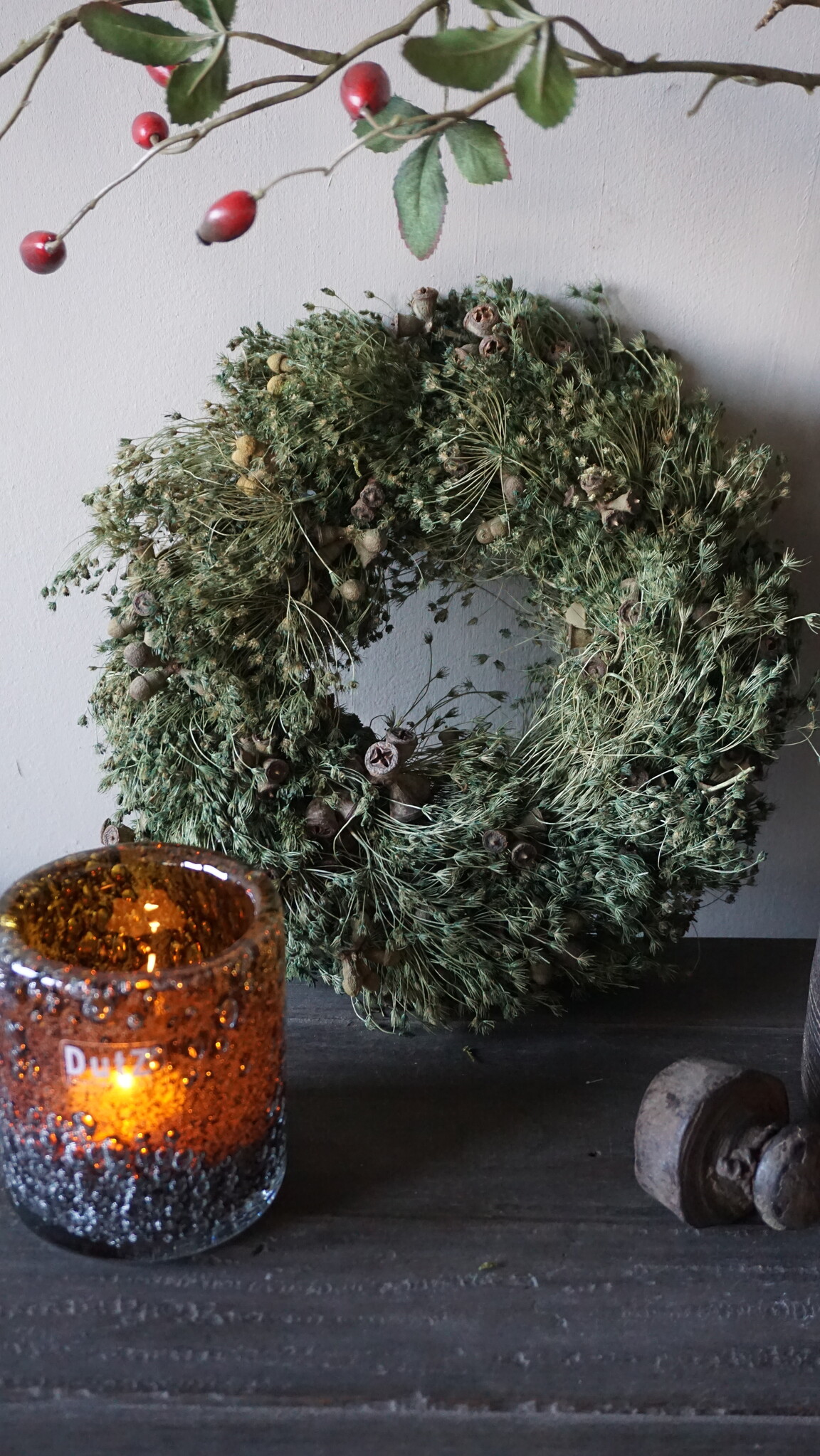 Krans | Klok | Groen | 3 Maten! | Rene Houtman Interieurs! - Rene Houtman