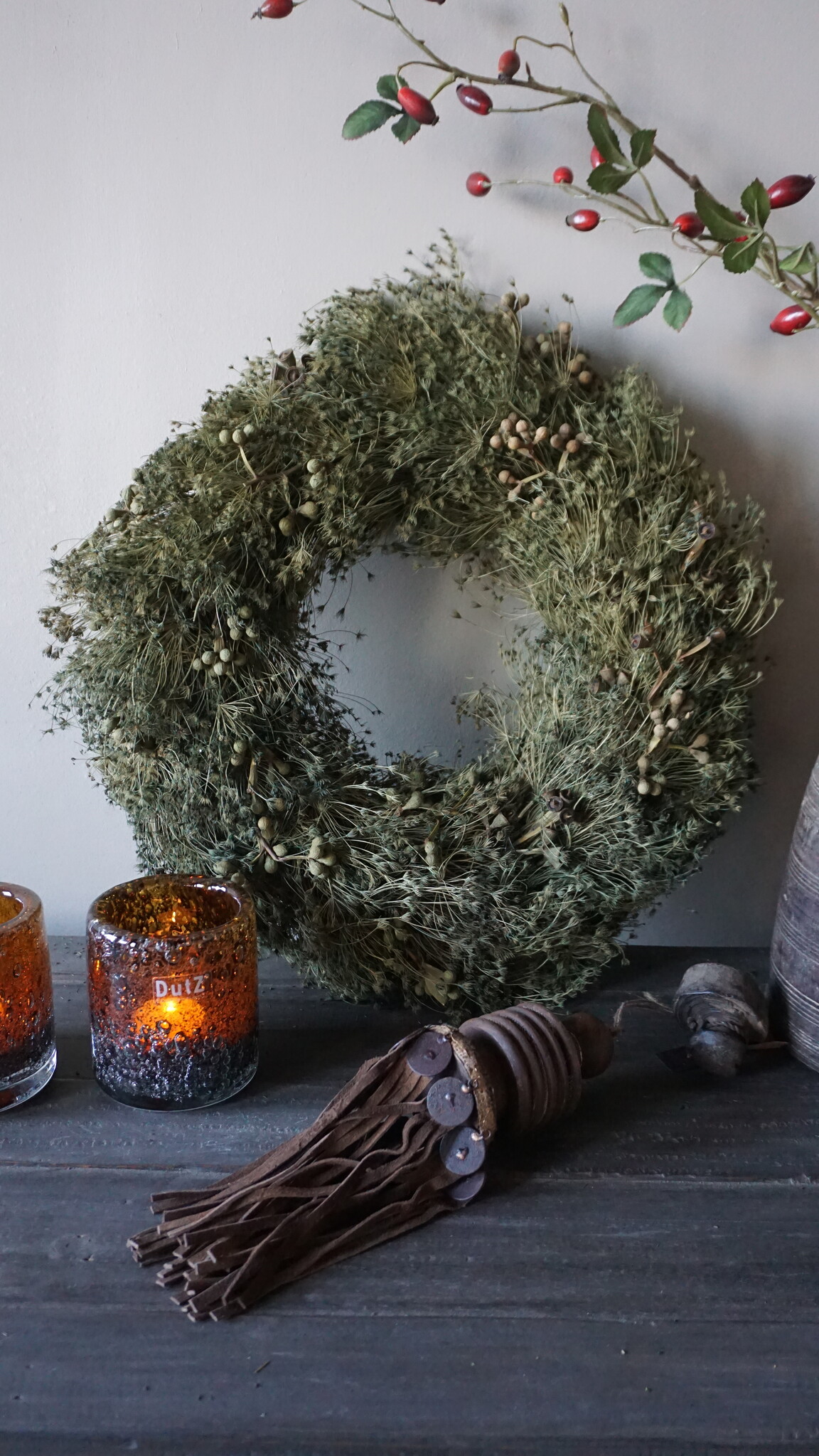 Krans | Klok | Groen | 3 Maten! | Rene Houtman Interieurs! - Rene Houtman