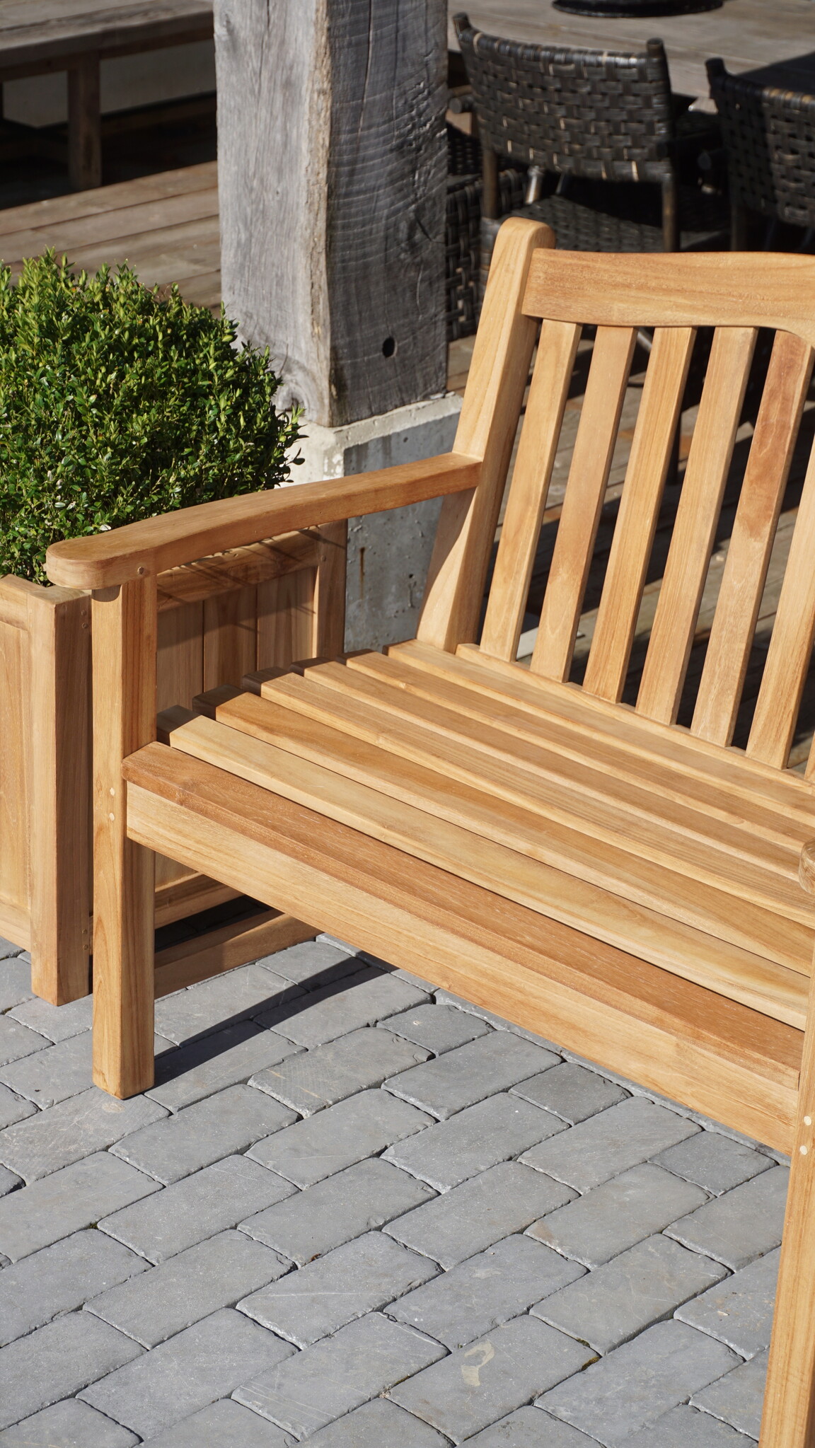 Loungebank Horizon | Teakhout | Kies Maat! | Rene Houtman Interieurs ...
