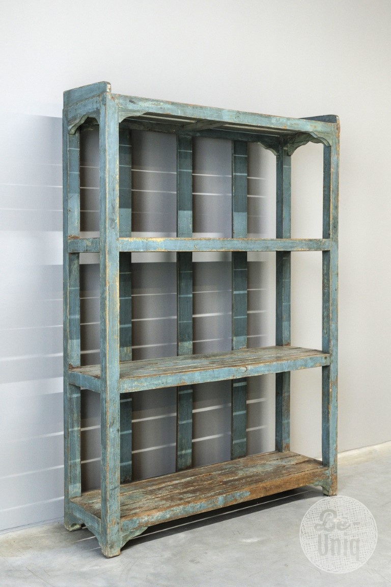 Oud Houten Rek | India | H158 x B107 x D33 cm | Uniek | Rene Houtman ...