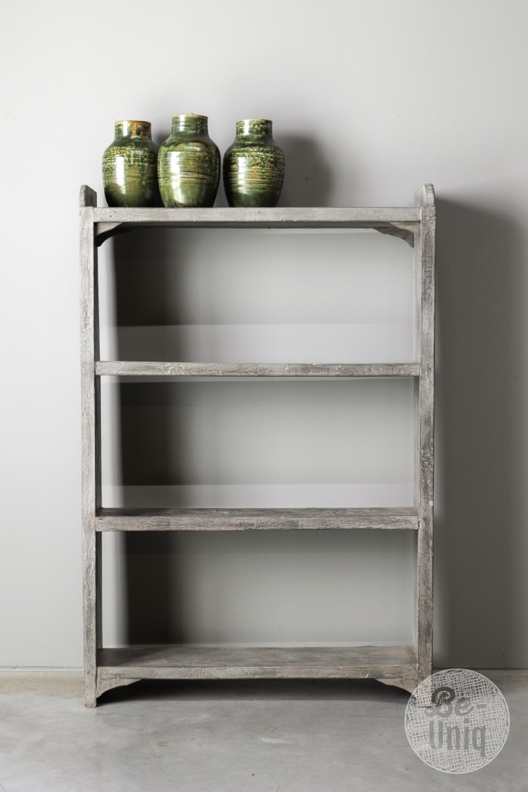 Oud Houten Rekje | India | H138 x B91 x D25 cm | Uniek! | Rene Houtman ...