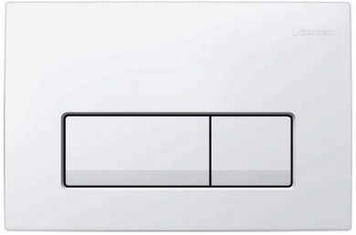 Drukplaat Geberit Delta-50 | Wit | Rene Houtman Interieurs - Rene Houtman