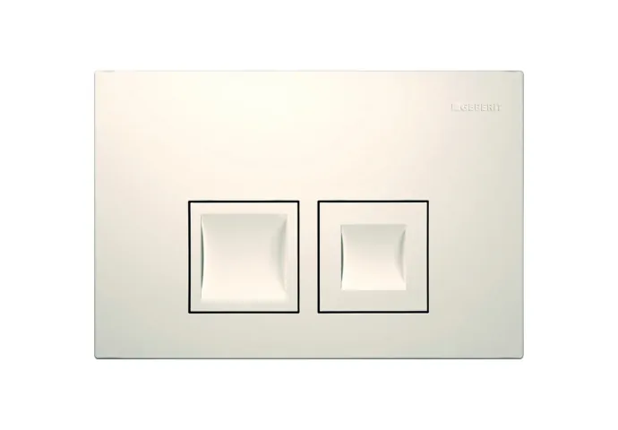 Drukplaat Geberit Delta 35 Wit | Rene Houtman Interieurs - Rene Houtman