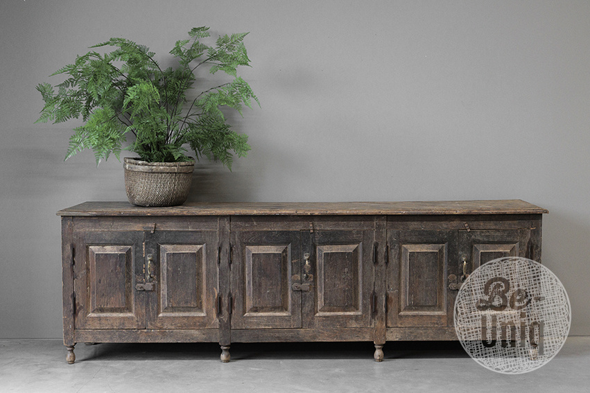Origineel Oud Dressoir | India | H74xB227xD45 cm | Rene Houtman - Rene ...