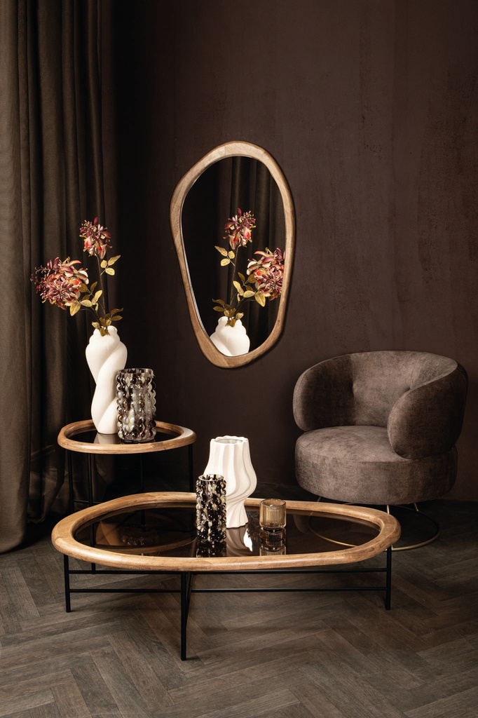 Neelix Organische Spiegel L | Naturel | H120 x B68 cm | Rene Houtman ...