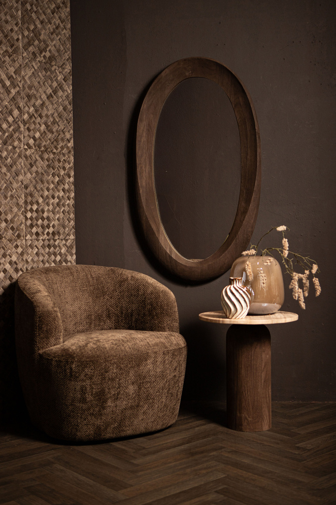 Noam Spiegel | Bruin | Mangohout | H120 x B68 cm | Rene Houtman - Rene ...