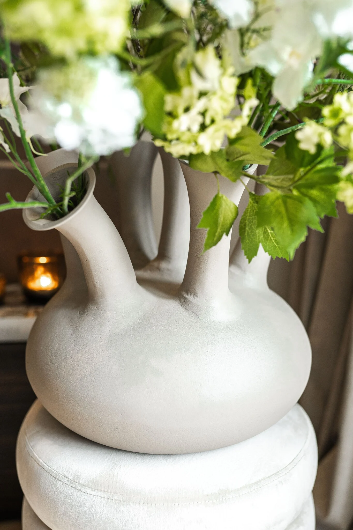 Toetervaas | 7 Monden | Sand | H38 x D40 cm | Rene Houtman | Bombyxx ...