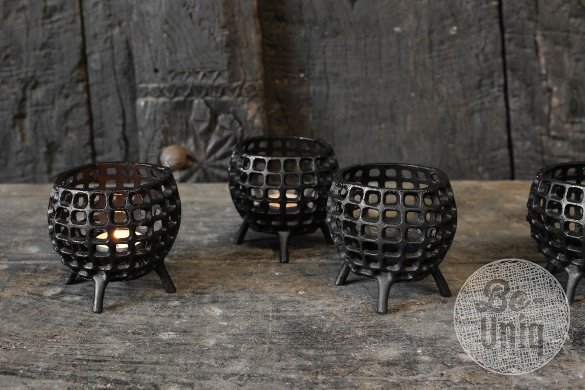 Waxine Mandjes | Metaal | Set Van 4 | H10 x D11 cm | Rene Houtman ...