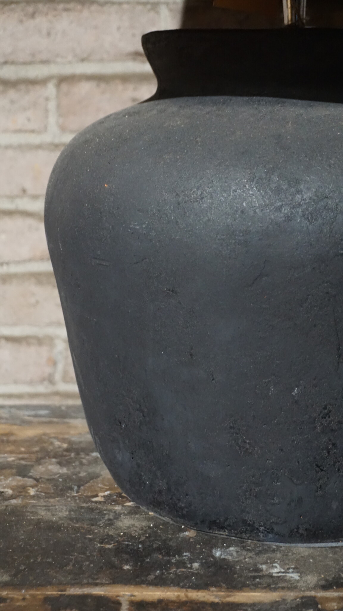 Lampenvoet Zwart | H41 x B32 cm | Rene Houtman Interieurs - Rene Houtman