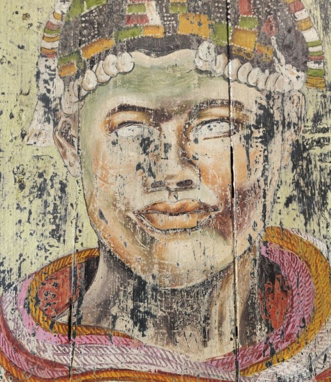 Handbeschilderd Wandpaneel | H87 x B53 x D2 cm | Uniek | Rene Houtman ...