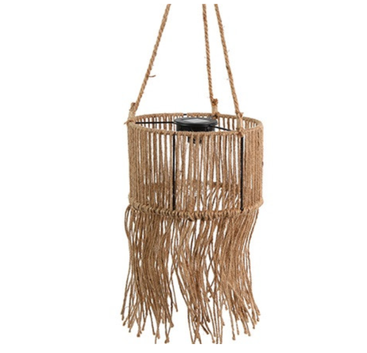 Solar Hanglamp Janneke S Naturel - H15 x B25 x L25 Cm - Rene Houtman