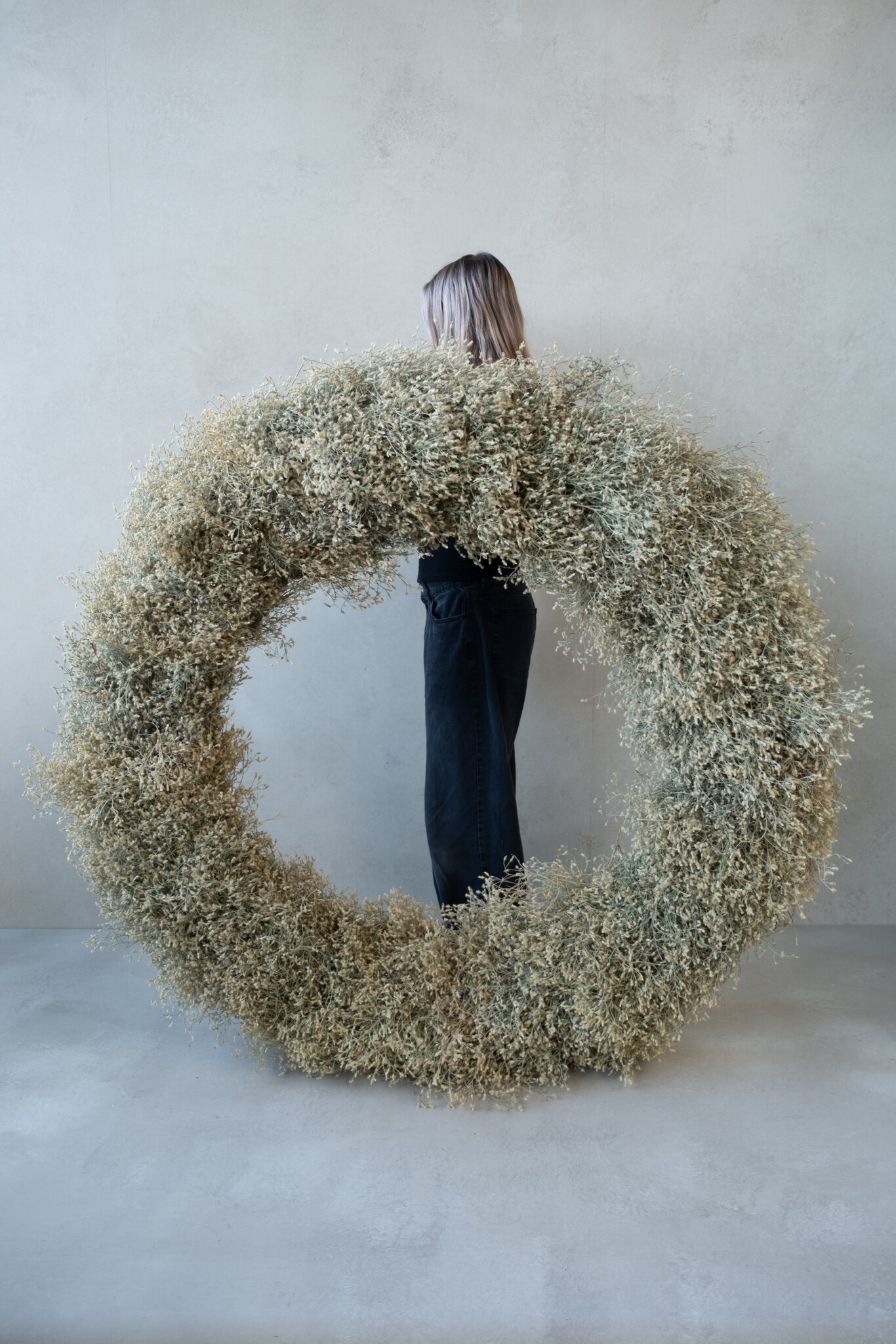 Bonsai Krans | Groen/Crème | D150 cm | Rene Houtman Interieurs - Rene ...