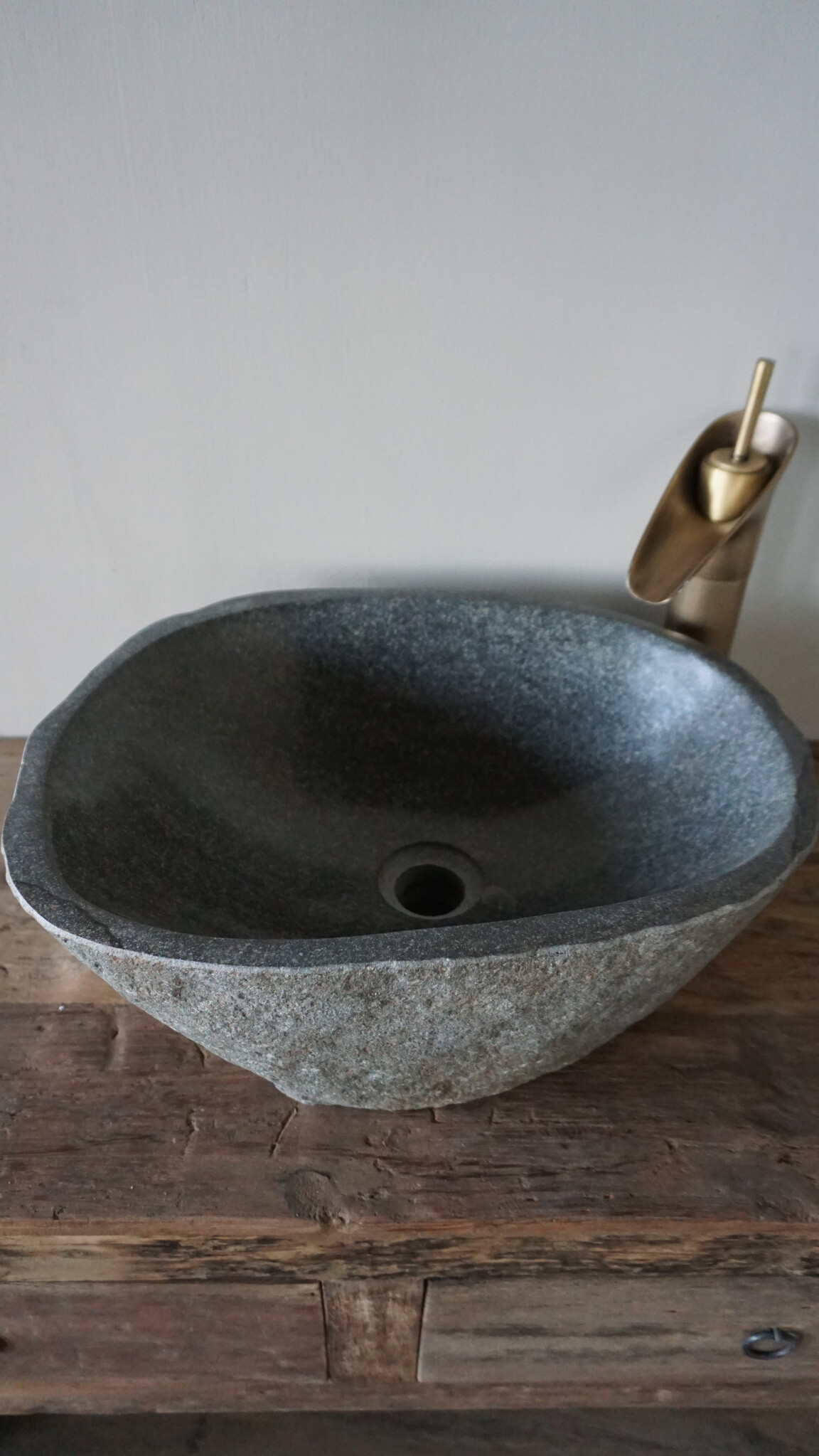 Grote Waskom Rivierkom + Spoelgat | H15,5 x B42 x D32 cm - Rene Houtman