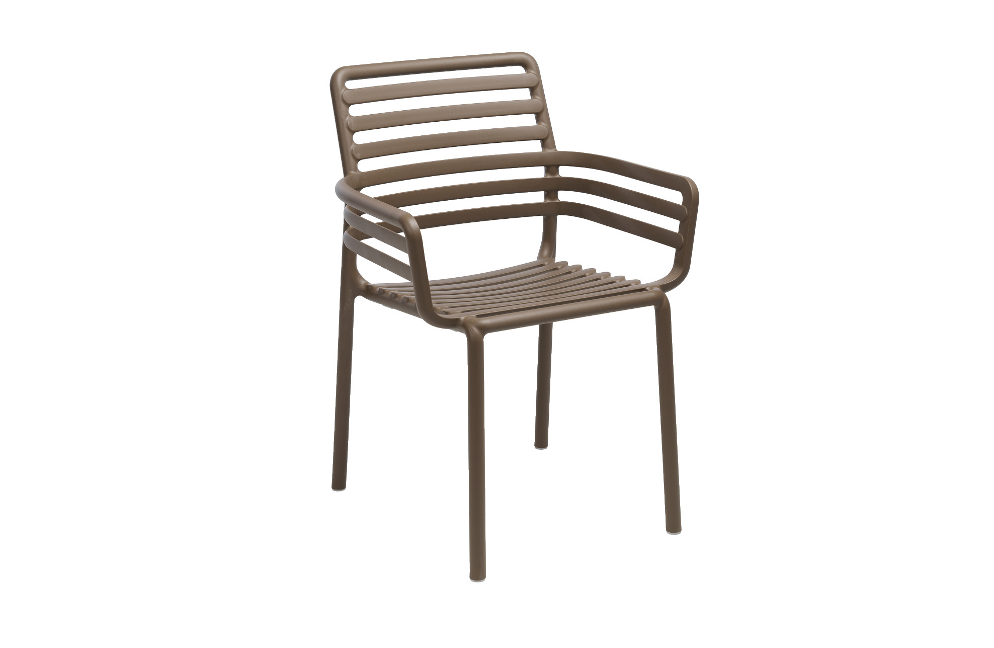 Stapelbare tuinstoel bruin | Doga Relax Tabacco | Nardi Design